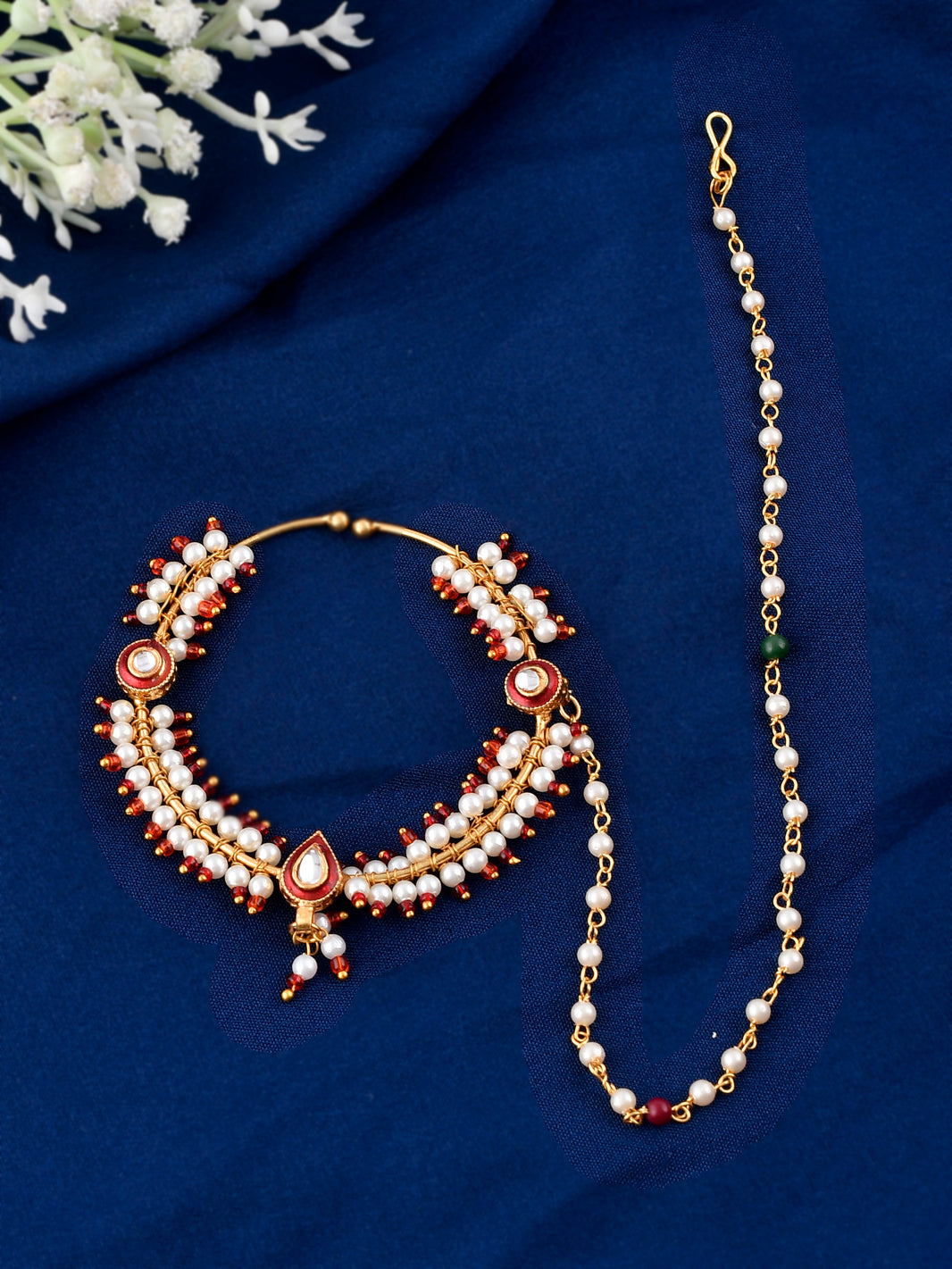 Buy Maharashtrian Nath Online at Best Prices in India – Silvermerc Designs