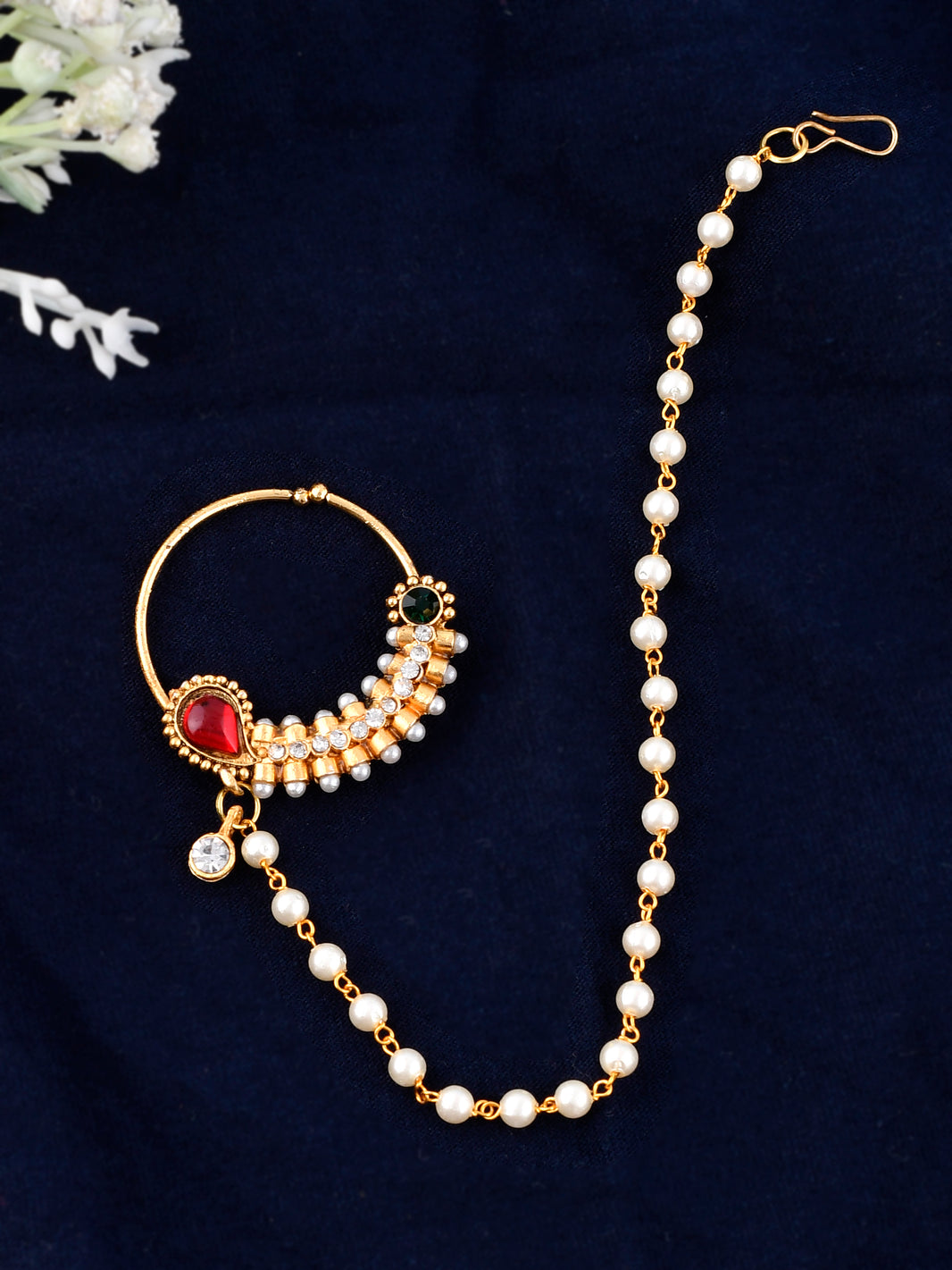 Buy Maharashtrian Nath Online at Best Prices in India – Silvermerc Designs