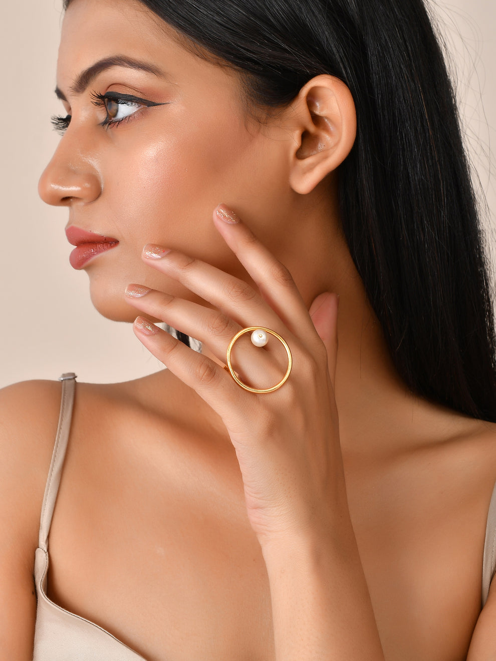 Buy Pearl Western Designer Finger Rings for Women Online at Silvermerc ...