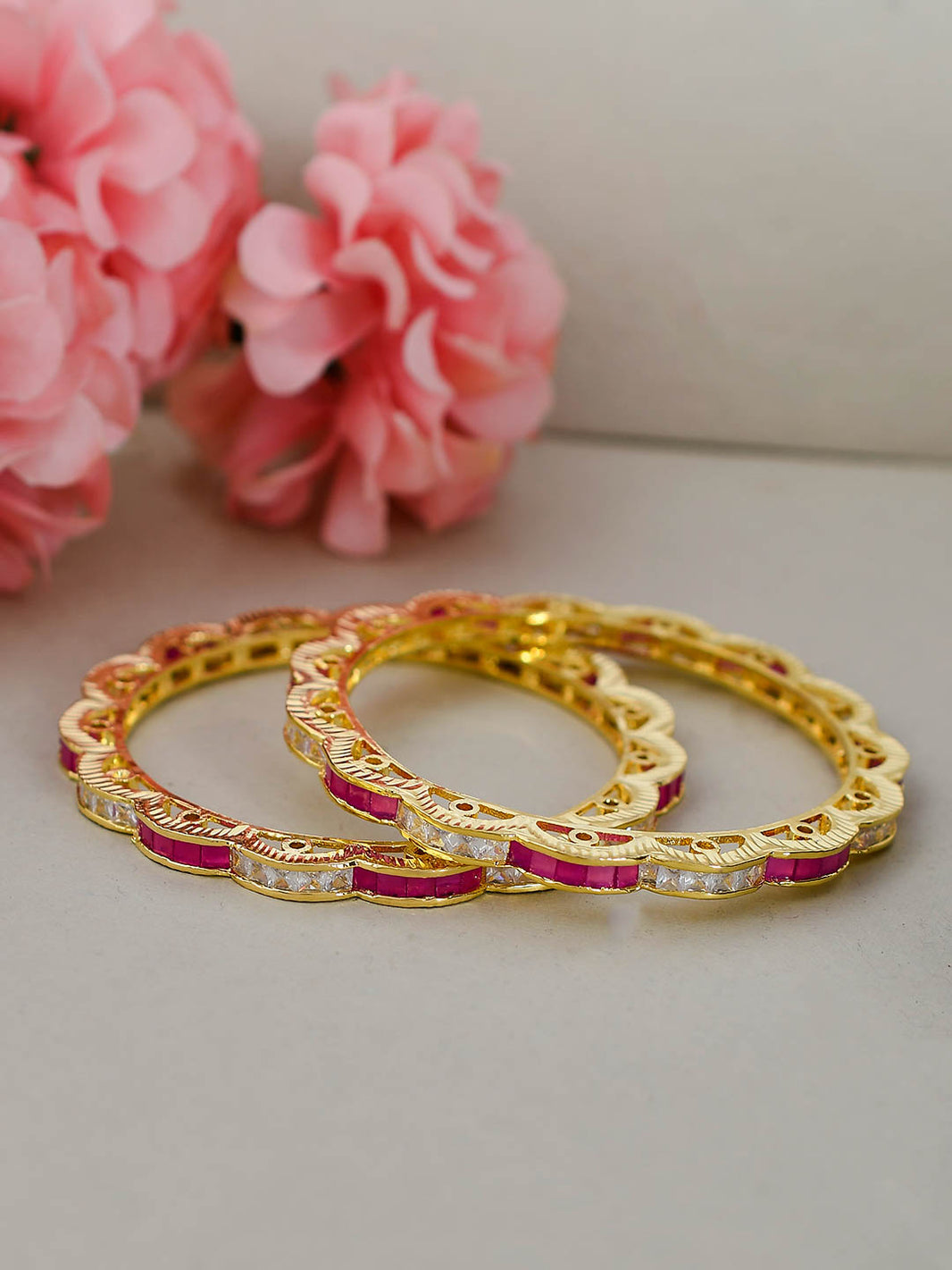 AD Bangles - Buy American Diamond bangles Online at Best Price ...